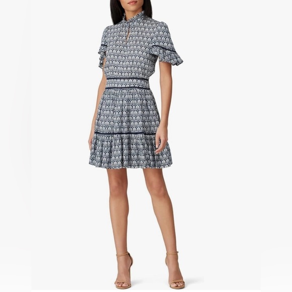 Scotch & Soda | Dresses | Scotch Soda Blue And White Mini Dress | Poshmark